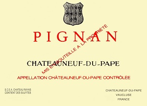 CDP Pignan, Château Rayas 2013. Fine Wine from Rhone